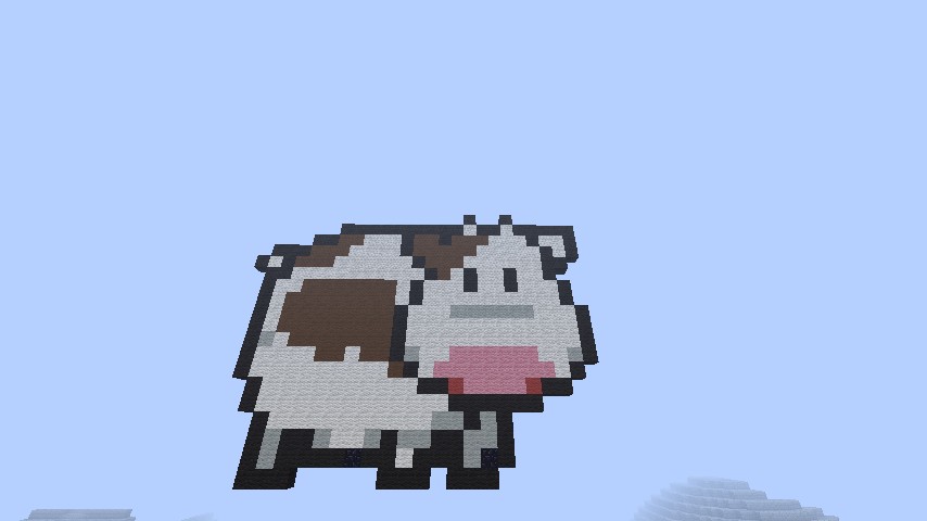 small pixel art museum Minecraft Map