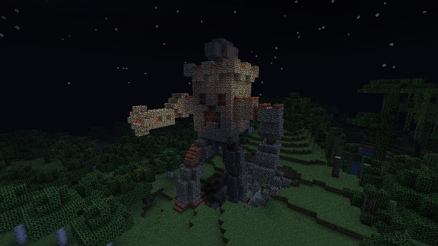 Giant creeper robot invasion Minecraft Map