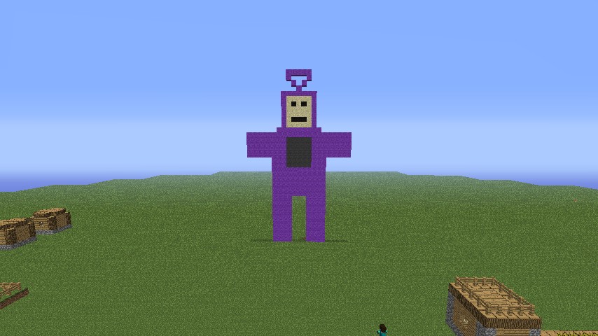 teletubbie tinky winky (pixelart) Minecraft Map