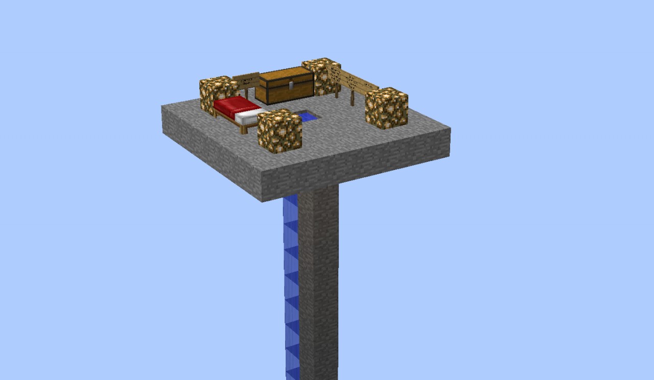 Super Flat Survival. Minecraft Map