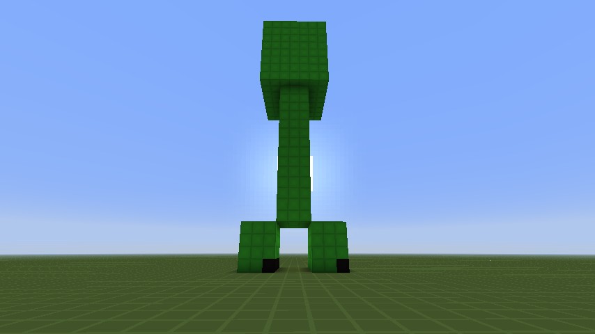 Huge Exploding Creeper Minecraft Map