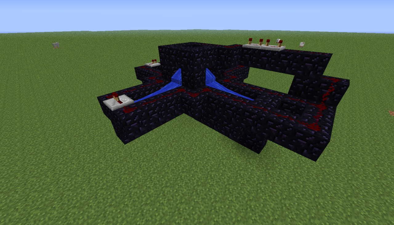 Vertical Cannon/TnT Launcher Minecraft Map