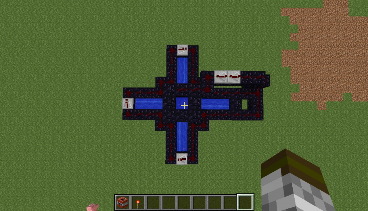 Vertical Cannon/TnT Launcher Minecraft Map