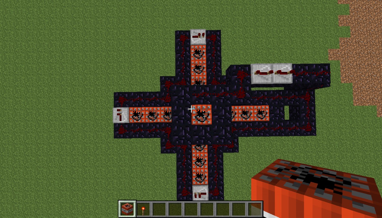 Vertical Cannon/TnT Launcher Minecraft Map