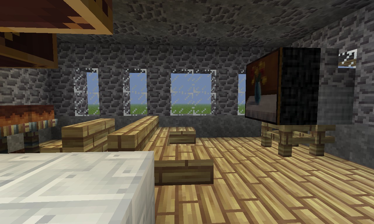 a nice home with a bar next door Minecraft Map