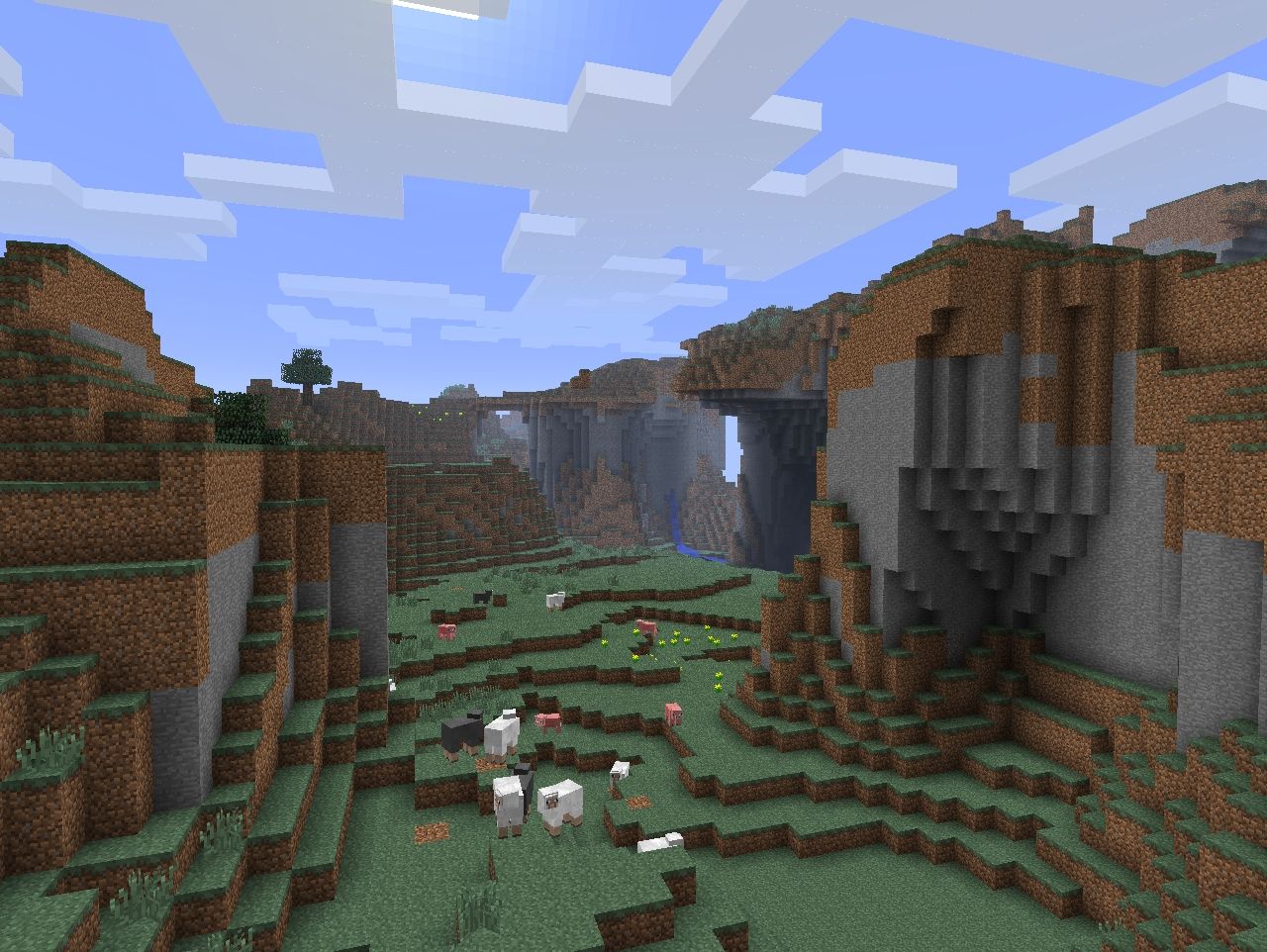 Awesome Mountain World (natural) Minecraft Map