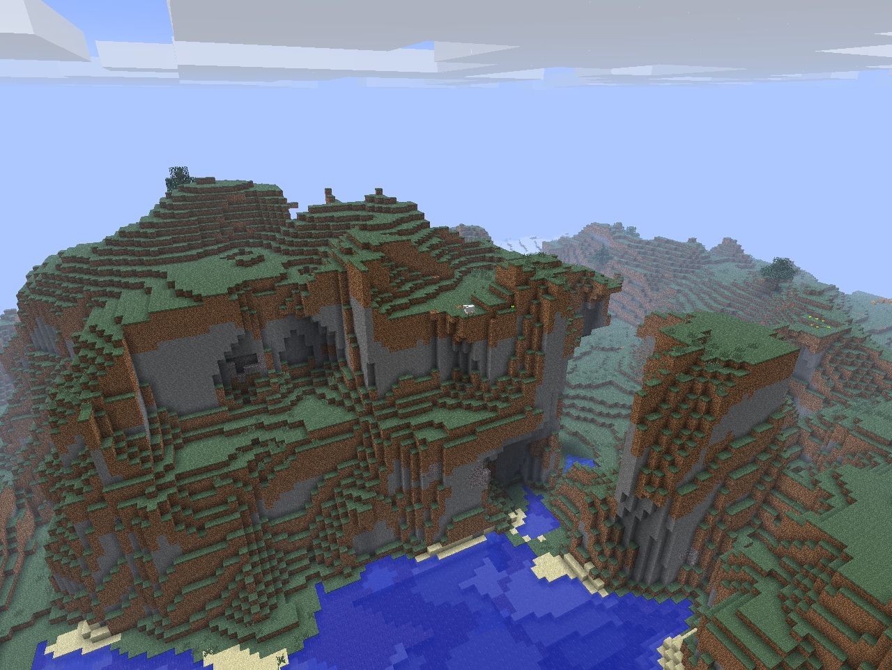 Awesome Mountain World (natural) Minecraft Map