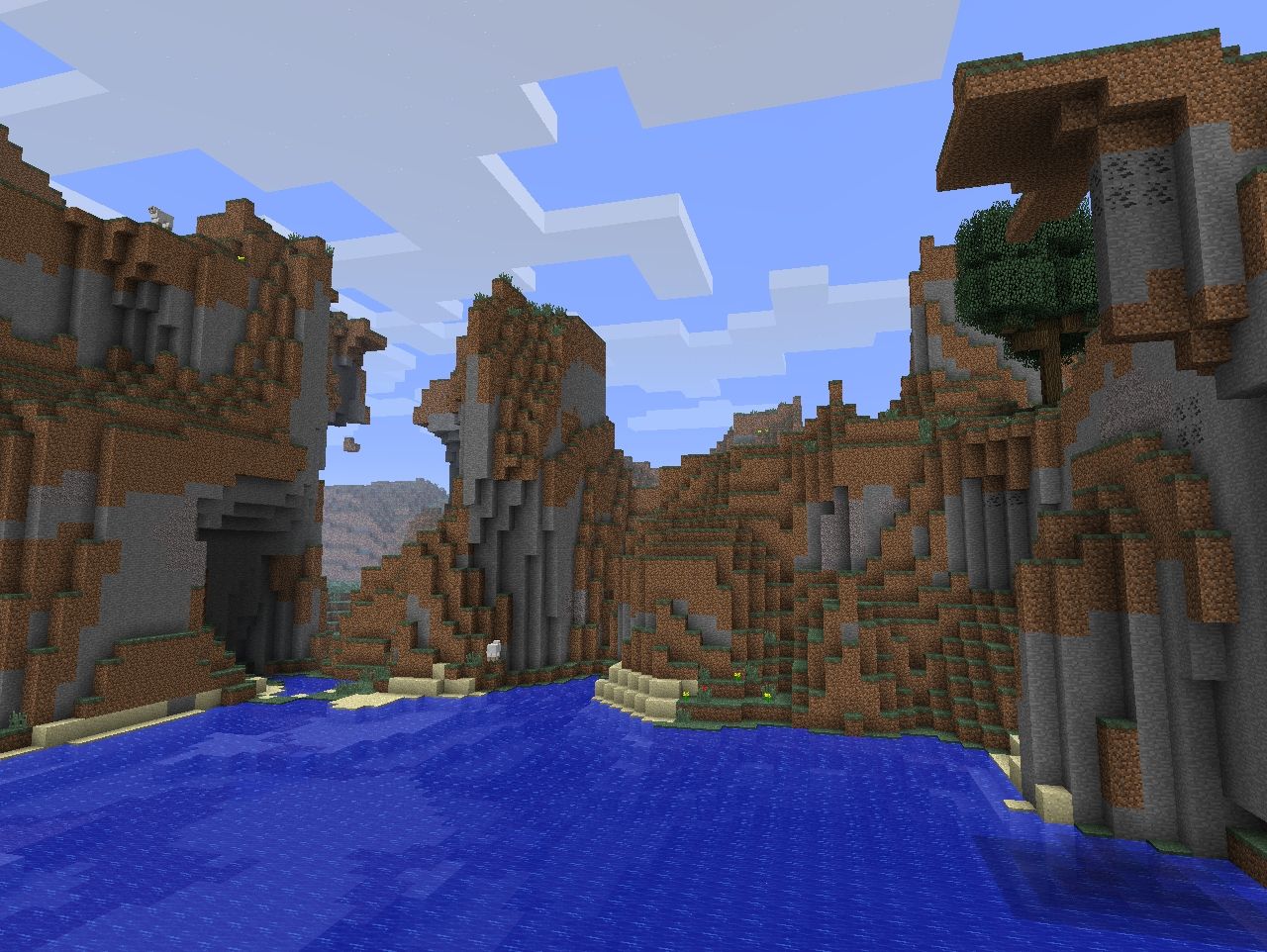 Awesome Mountain World (natural) Minecraft Map