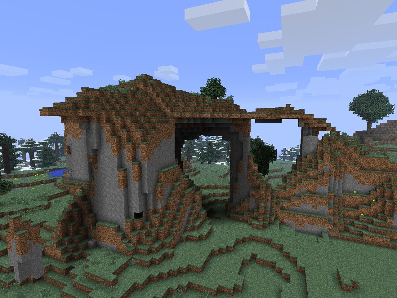 Awesome Mountain World (natural) Minecraft Map