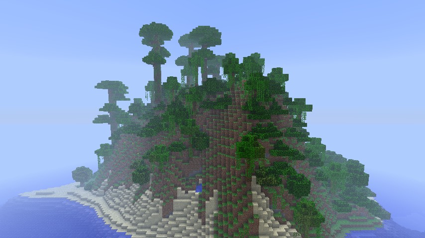 Epic Jungle Survival Island Minecraft Map