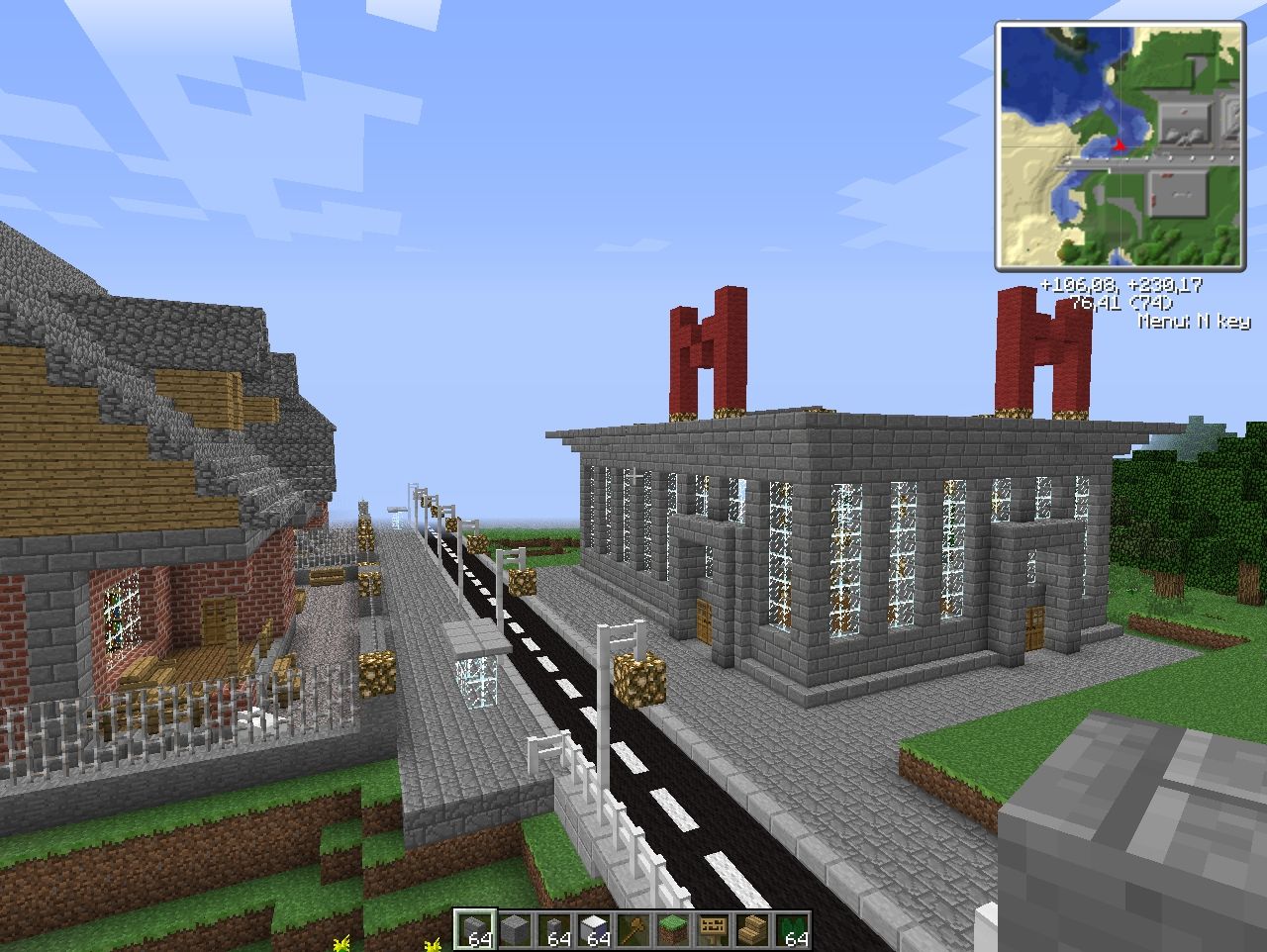 mini town Minecraft Map