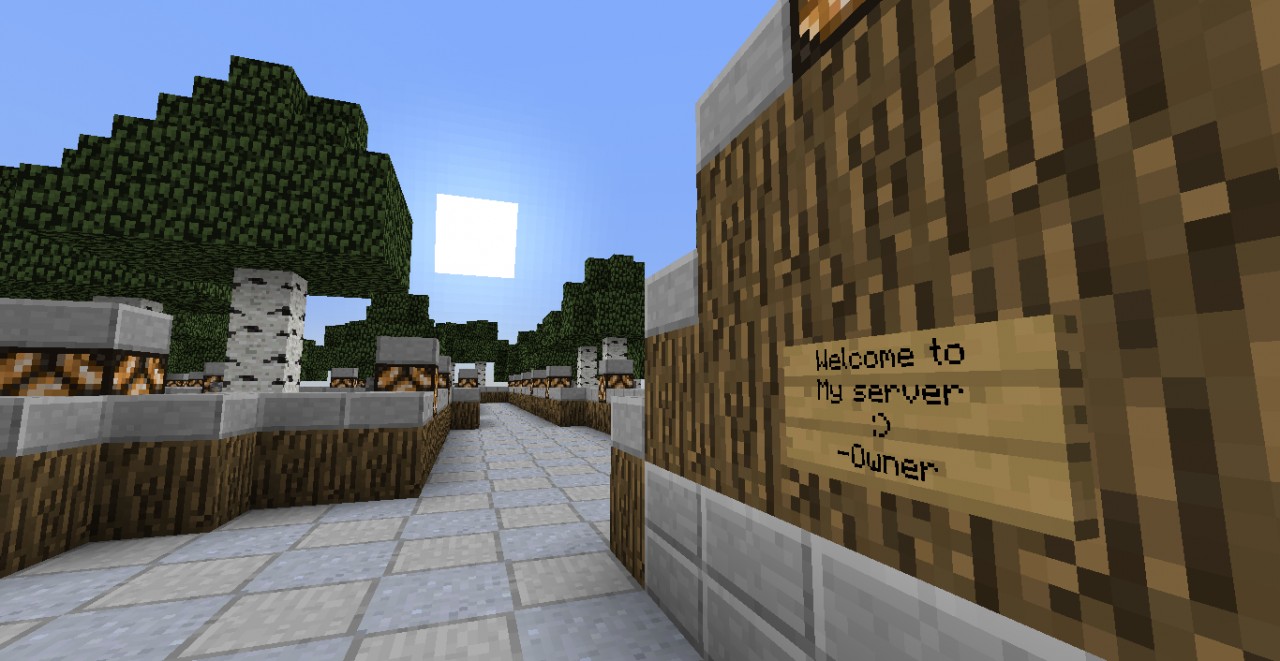 Modern Design Server Spawn Minecraft Map