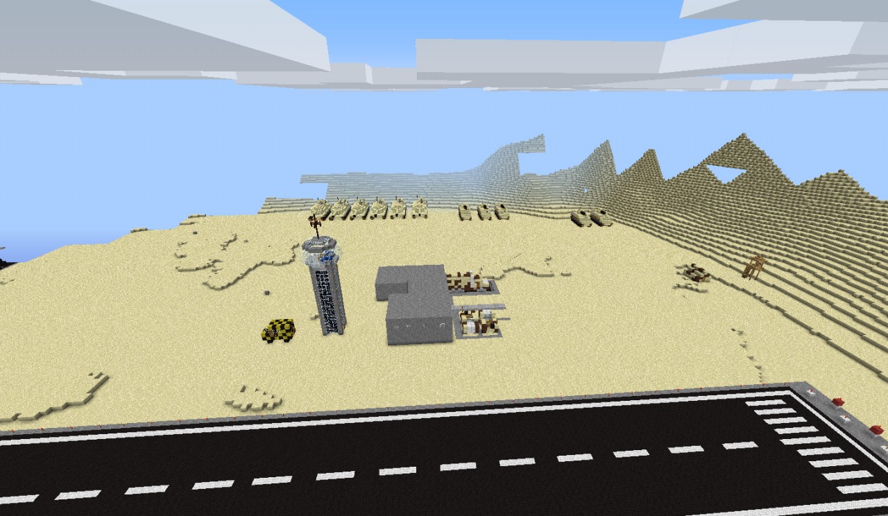 Desert Military Base Reloaded V2 (Cancelled) Minecraft Map