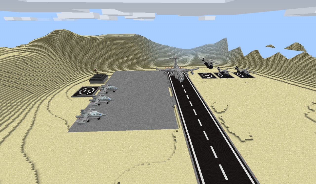 Desert Military Base Reloaded V2 (Cancelled) Minecraft Map