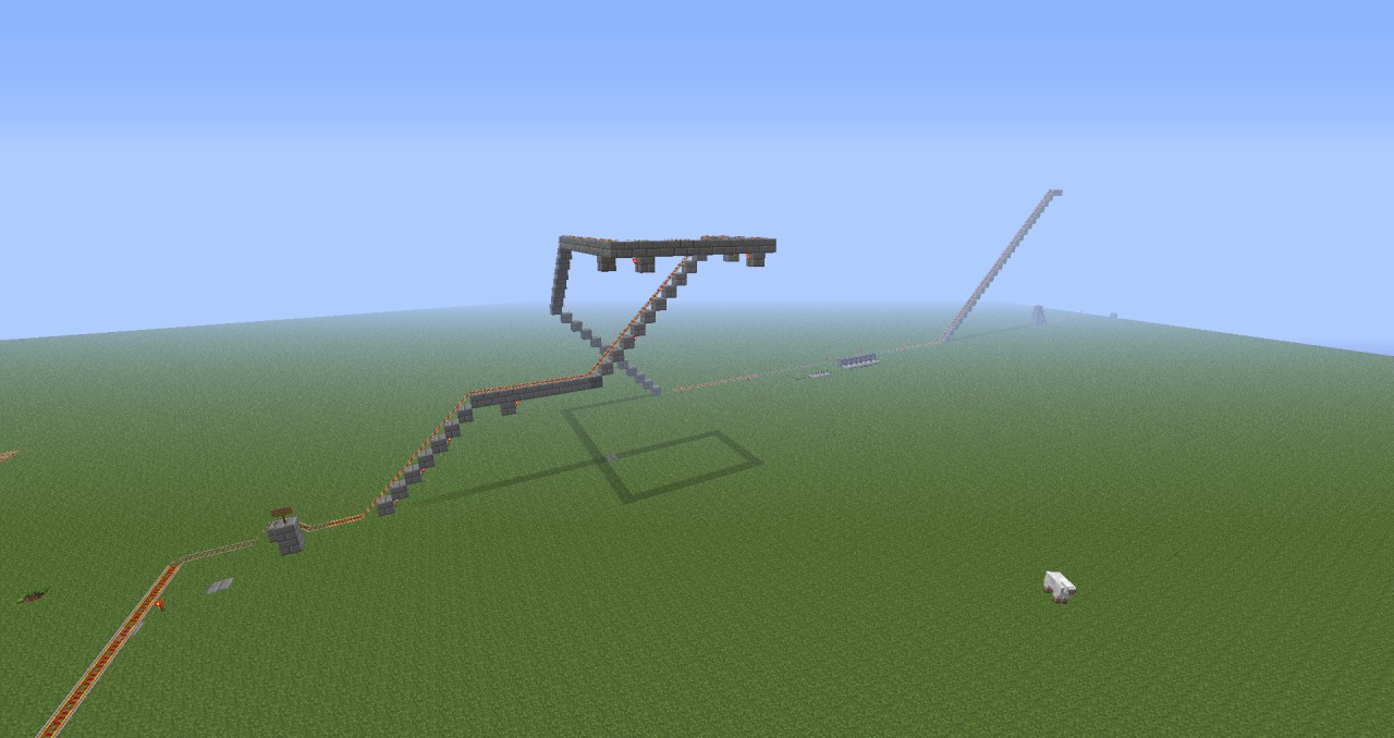 redstone rails and stuff Minecraft Map