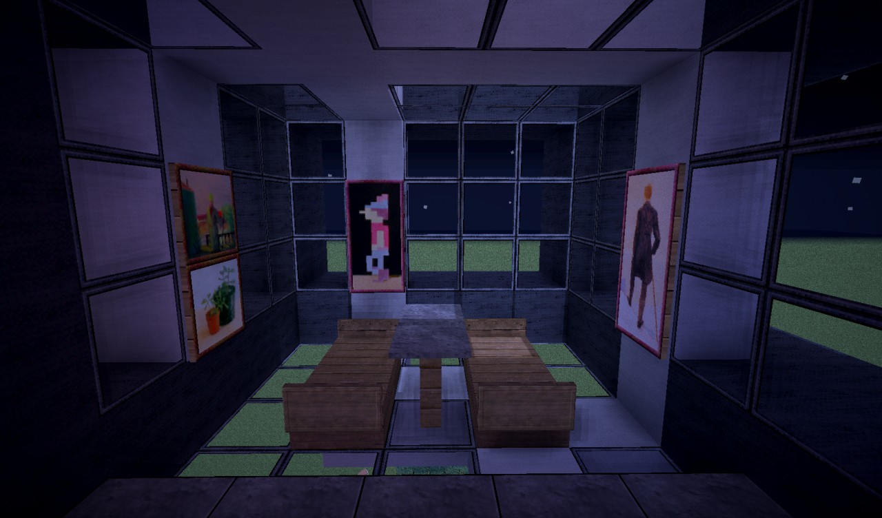 Modern stilted house Minecraft Map