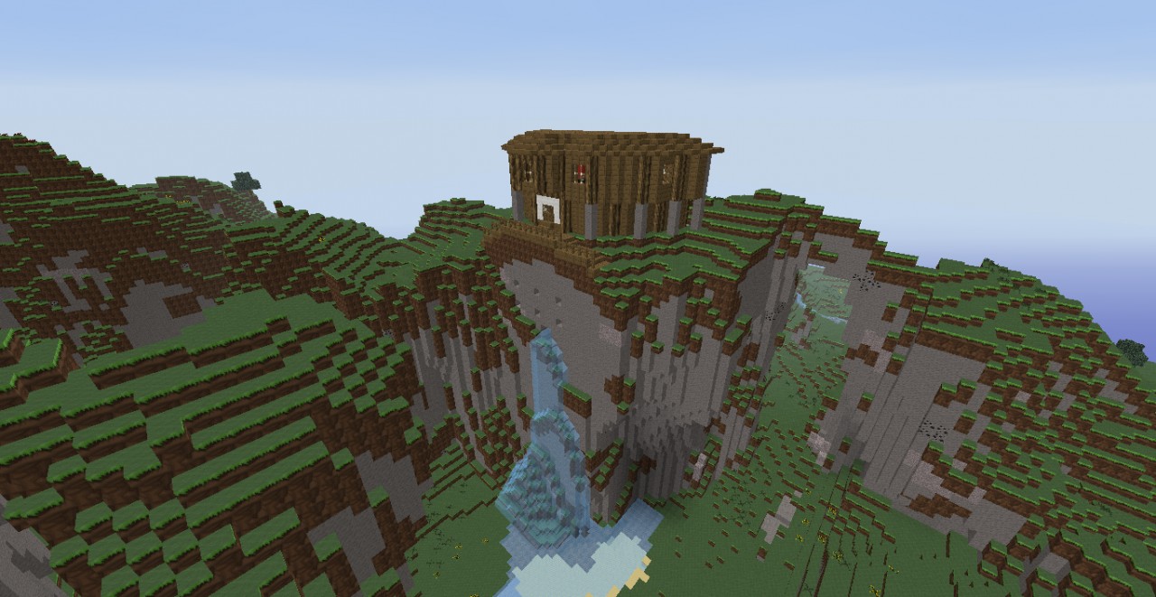 Awsome Hillside House Minecraft Map