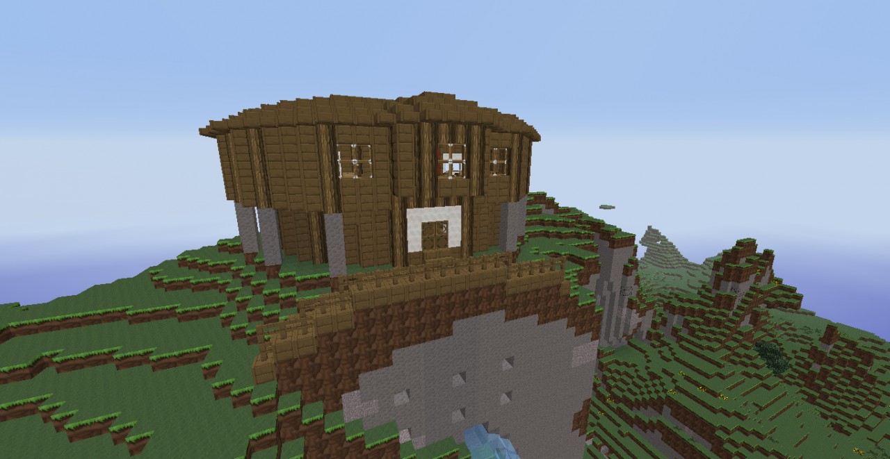 Awsome Hillside House Minecraft Map