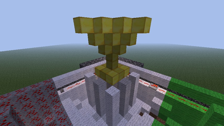 The winner is White team! Minecraft Map