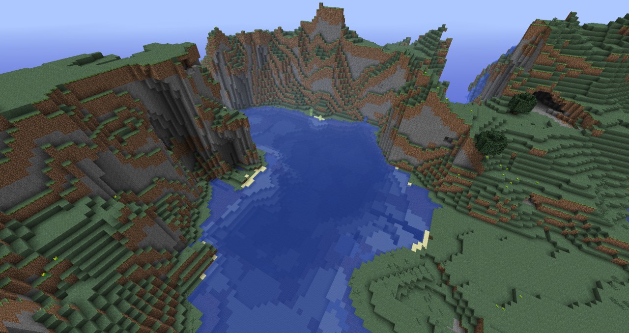 House in the Mountains Minecraft Map