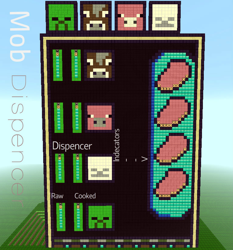 Mob Dispencer Easy usage ^^ Minecraft Map