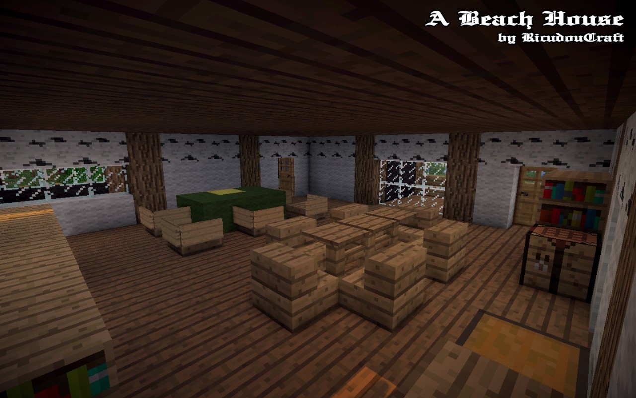 A Beach House Minecraft Map