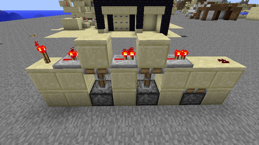 Compact 9 digit Coded lock V2 - Consequence system Minecraft Map