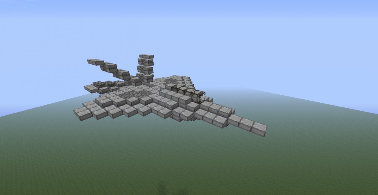 Lockheed Martin F-22 Raptor Minecraft Project