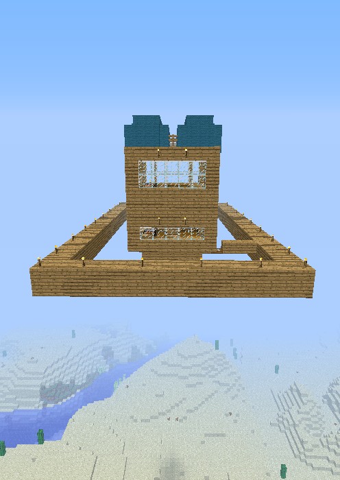Sky Home with Airship Minecraft Map