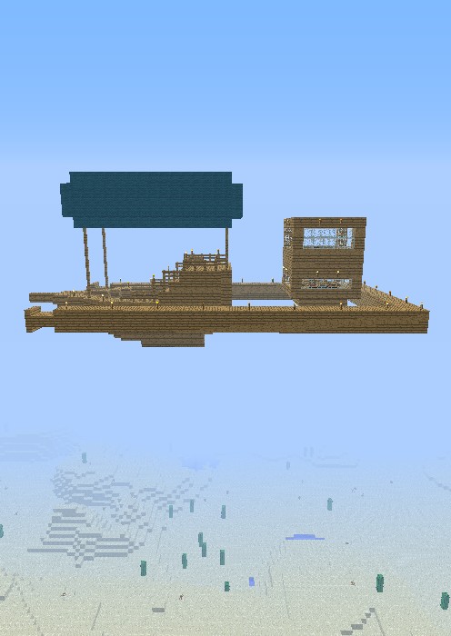 Sky Home with Airship Minecraft Map