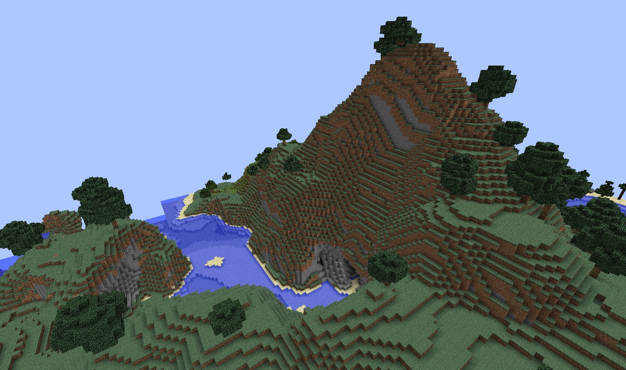 Custom Terrain with ores Minecraft Map