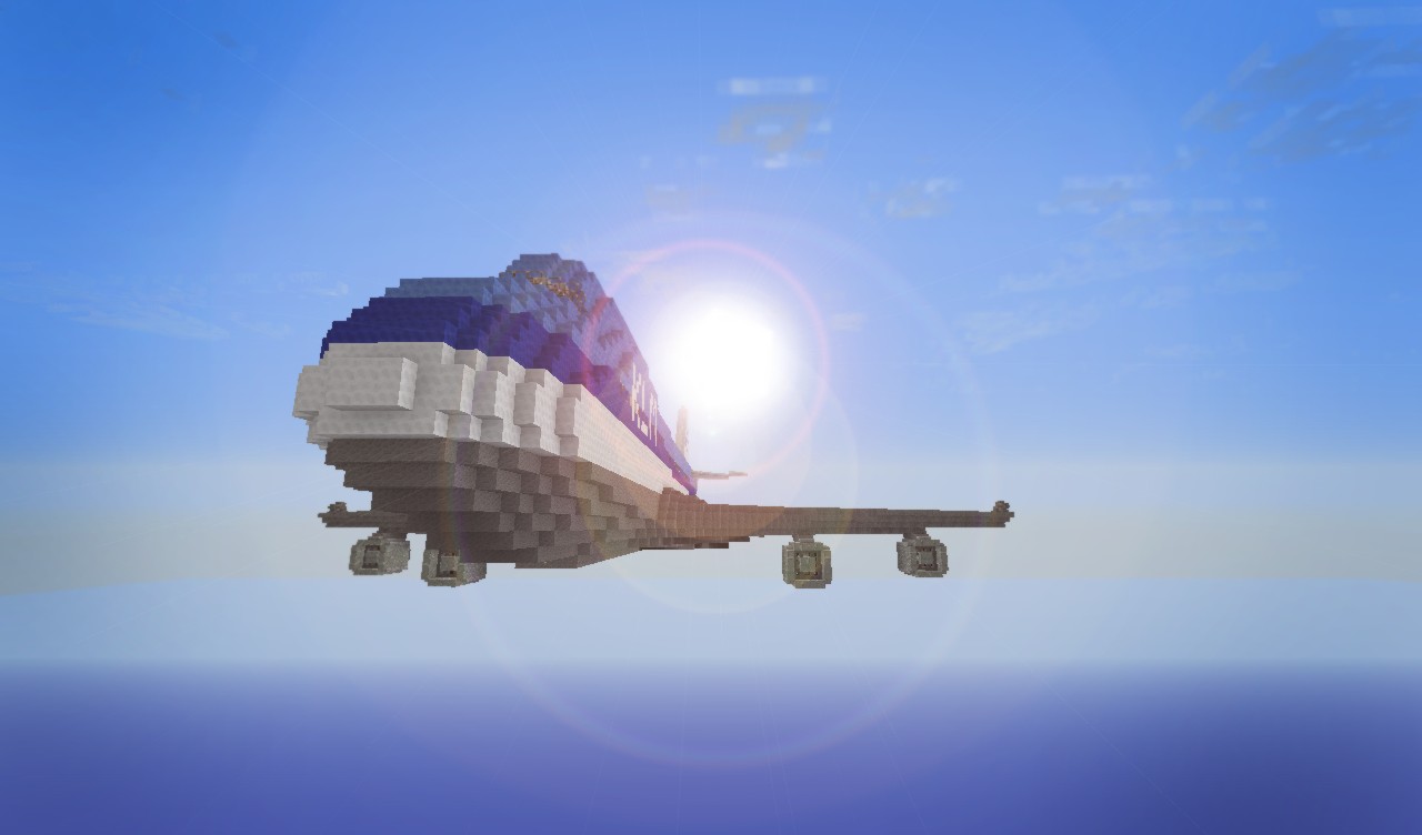 Boeing 747 - KLM Minecraft Map