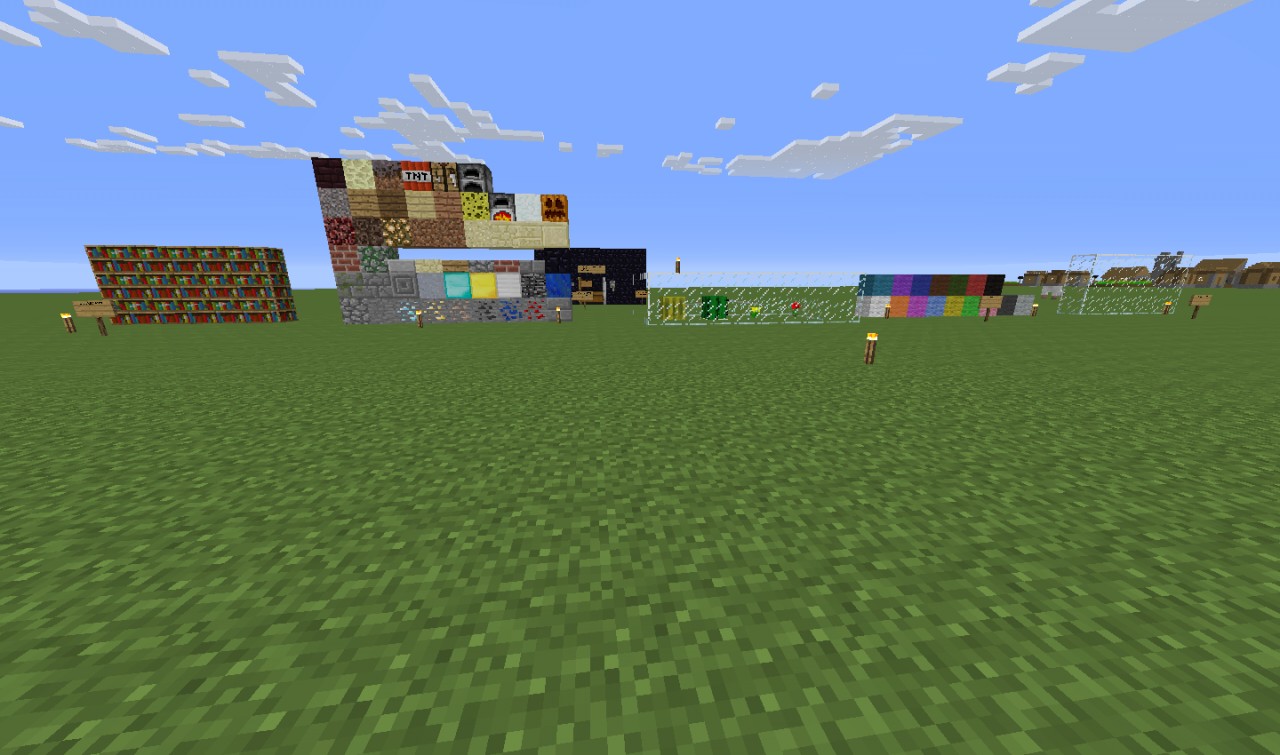 Texture showcase Minecraft Map