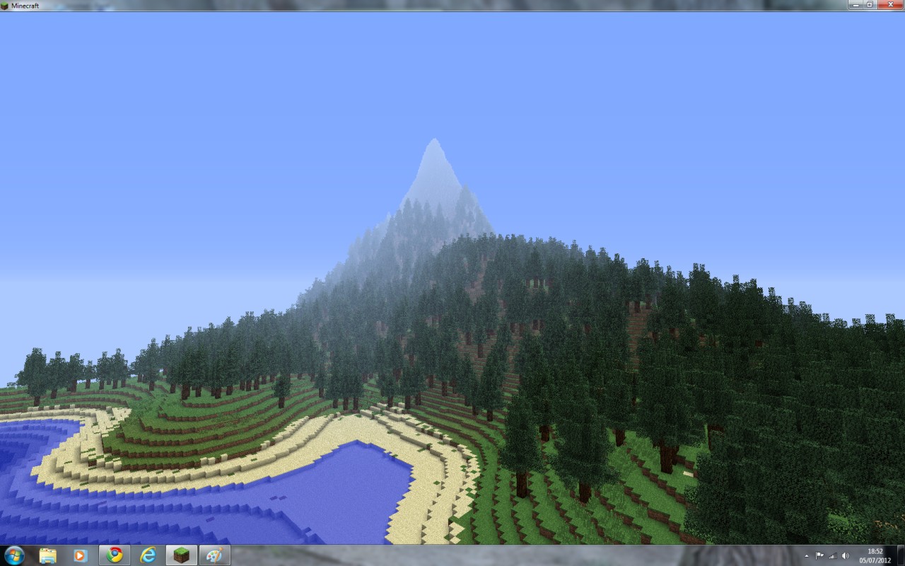 Pacific Islands, Made on World Painter Minecraft Map