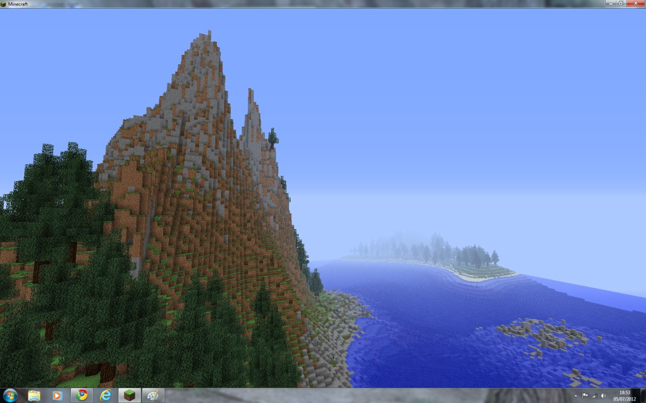 Pacific Islands, Made on World Painter Minecraft Map
