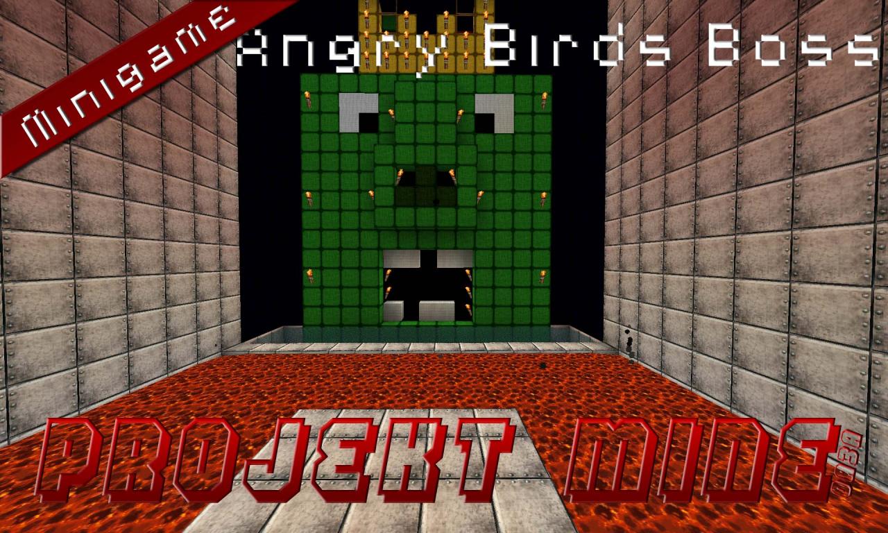Minigame : Angry Birds Boss Minecraft Map