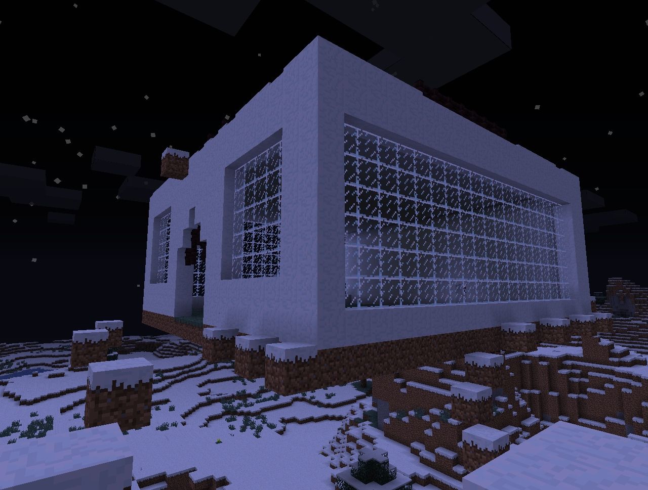 The Flying Ice Castle Minecraft Map