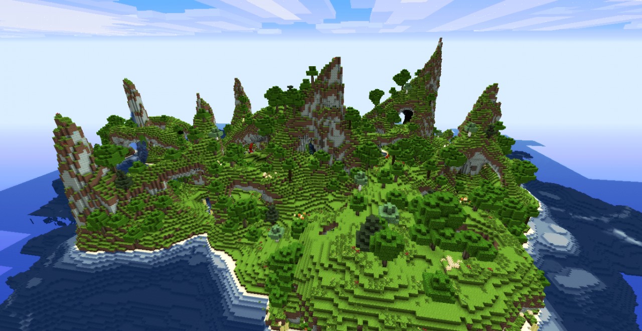 Concave Island Minecraft Project