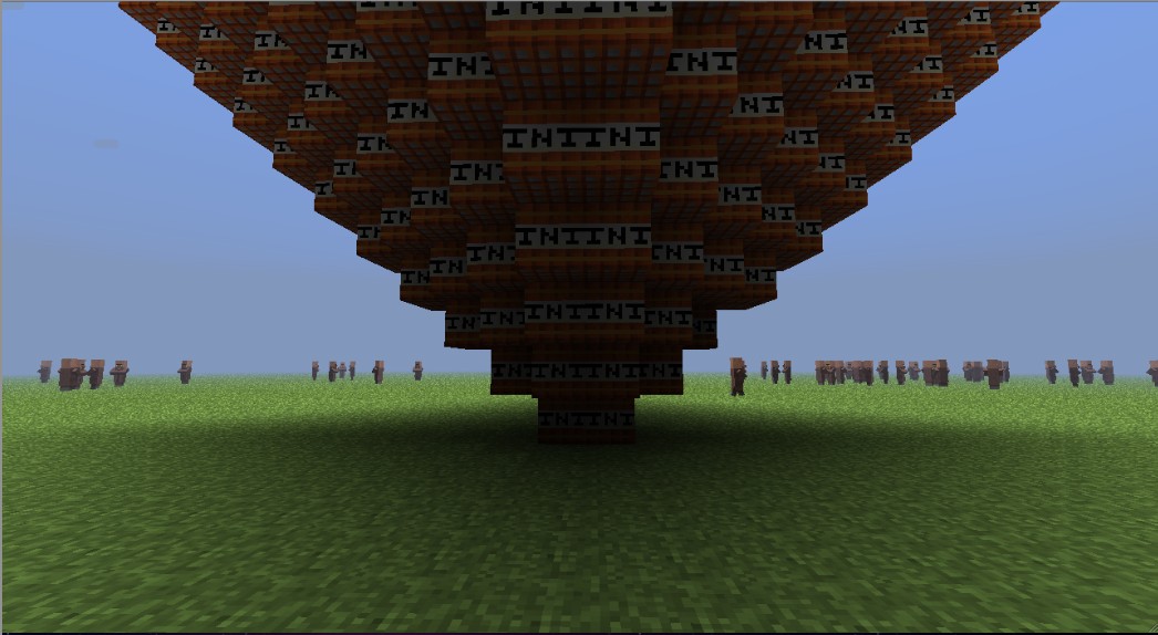 Giant Solid TNT Diamond!!! Minecraft Project