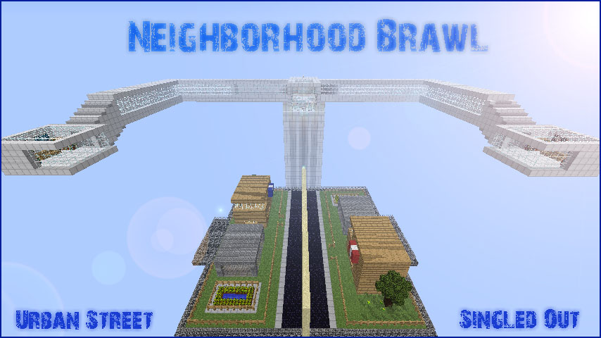 Neighborhood Brawl - PvP Series (New Map on 7/15!) Minecraft Map