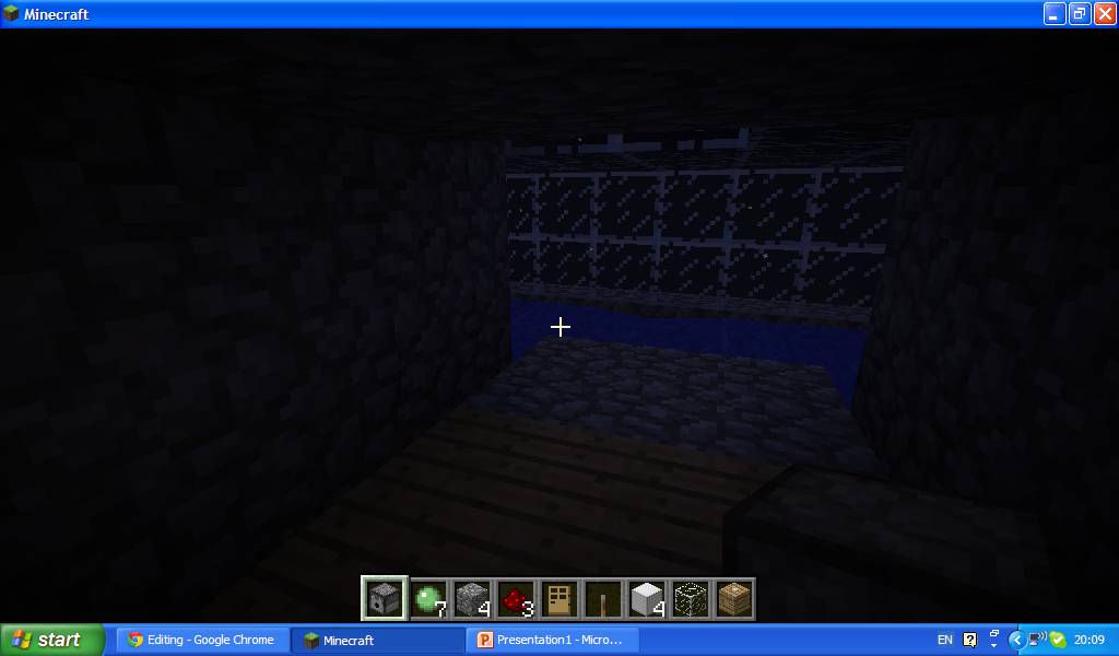 air stucture with water portal Minecraft Map