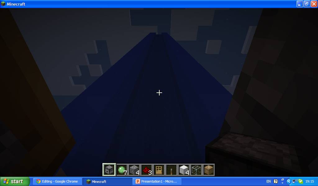 air stucture with water portal Minecraft Map