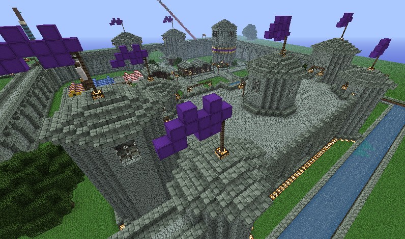 Purple Panda Castle Minecraft Map
