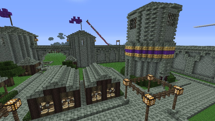Purple Panda Castle Minecraft Map