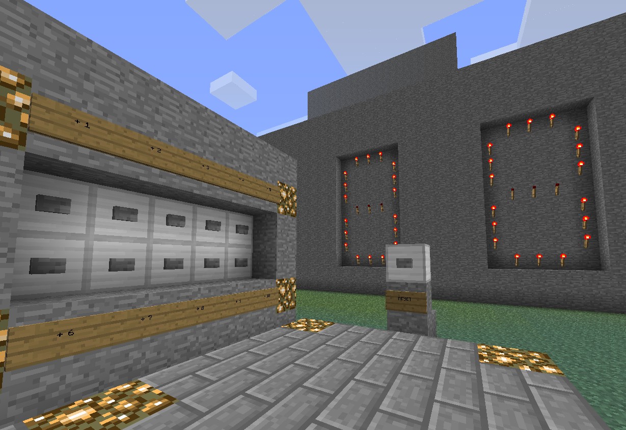 Sum calculator Minecraft Map
