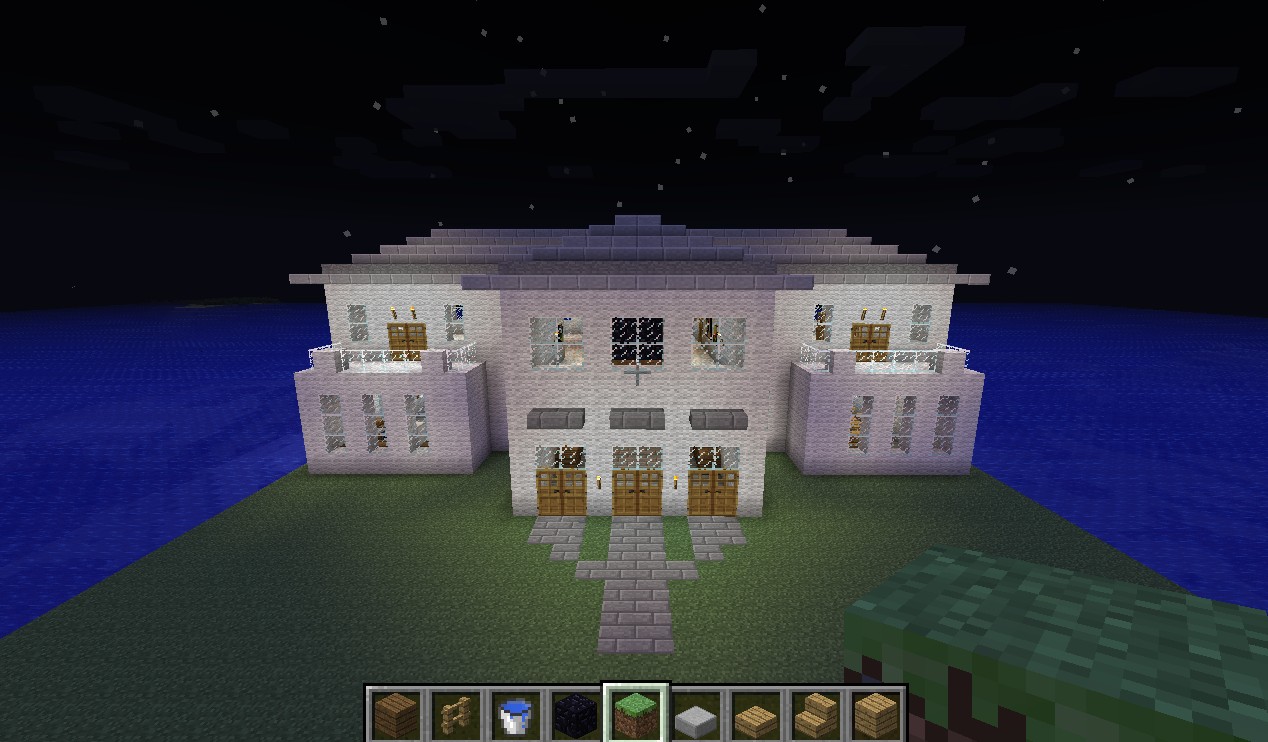 Real Estate Mansion with Yacht Minecraft Map
