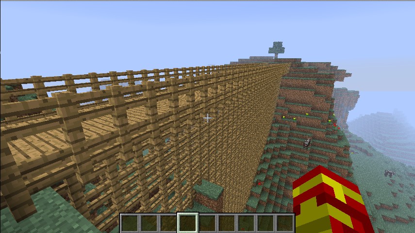 Bridge your choice build leave a comment on what you want m to build :) Minecraft Map