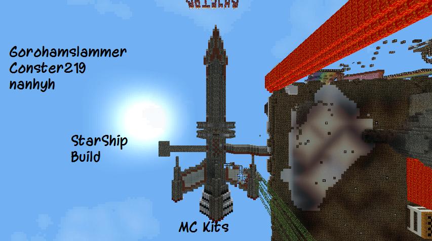 StarShip Build (on Mckits) Minecraft Map