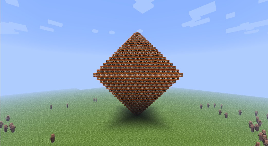 Giant Solid TNT Diamond!!! Minecraft Map