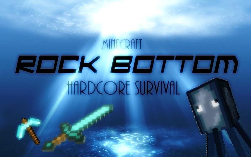 Rock Bottom: Underwater Survival (V.1.1) Minecraft Map